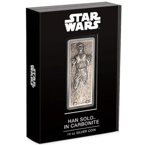 Han Solo™ in Carbonite 10oz Silver Coin Niue 2022 | Gold & Silver Canada