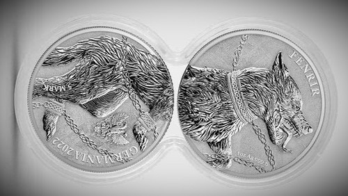 Germania beasts: Fenrir 2 x 1 oz Silver BU + Infiniti capsule Germania ...