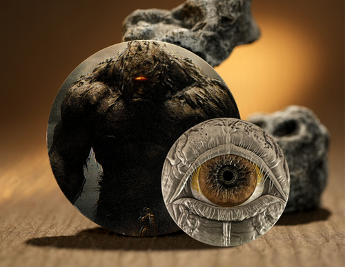 Polyphemus the Cyclops 1oz .999 Silver Coin High Relief 1000 Francs ...