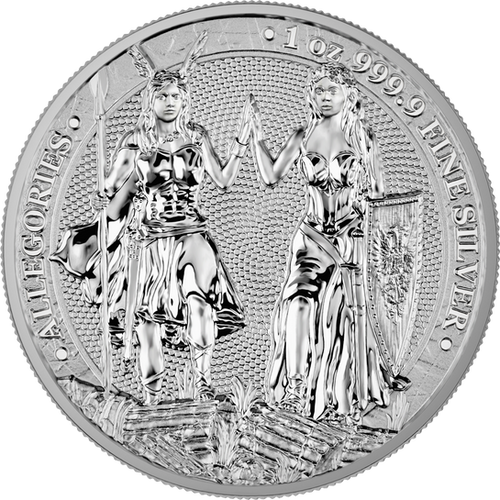 Allegories: Galia & Germania 1 oz Silver BU 2023 | Gold & Silver Canada Allegories: Galia & Germania 1 oz Silver BU 2023 | Gold & Silver Canada