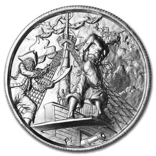 THE PLANK – PRIVATEER SERIES – 2 OZ ULTRA HIGH RELIEF PURE SILVER ...