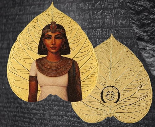 Cleopatra Leaves of the Nile 1 Oz Silver Coin 1$ Niue 2025 | Gold ...