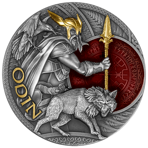 ODIN Lord Of Valhalla 2 Oz Silver Coin 5$ Niue 2023 | Gold & Silver Canada