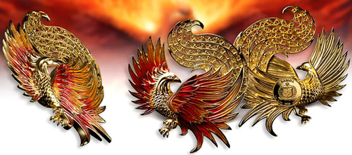 FILIGREE SHAPE PHOENIX 2oz .999 Silver $5 Samoa 2024 | Gold & Silver Canada