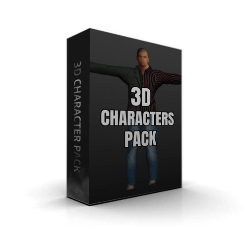 3D Character Models Pack | Trivles