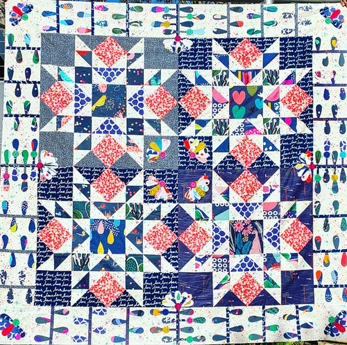 Flora Quilt Pattern (PDF) | Sarah Fielke