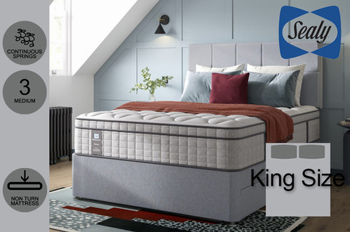 Sealy Elevate Blake Medium King Size Divan Bed | Busbridge Furniture