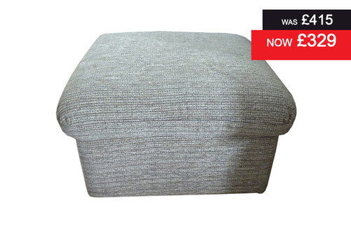 Sherborne Nevada Footstool - Tuscany Pebble | Busbridge Furniture