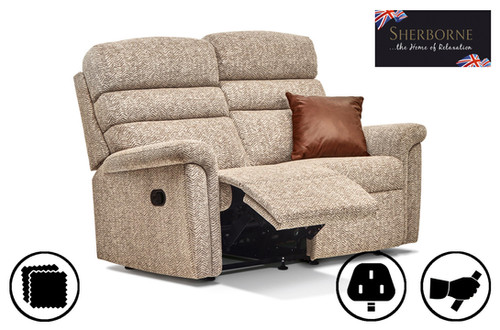 Sherborne Comfi-sit Small 2 Seater Recliner Sofa | Busbridge Furniture