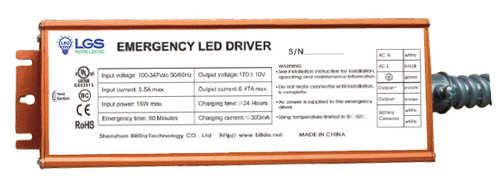 180-minute Premium LED Fixture Battery Backup Driver | LGS Marine Lighting