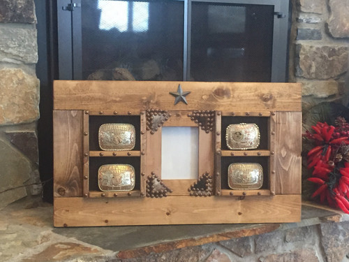 Cowgirl Creative|4-Buckle Board with 8x10 Photo Insert