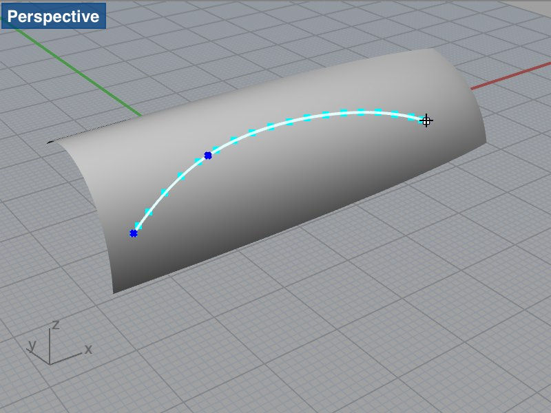 Dynamic curve on surface