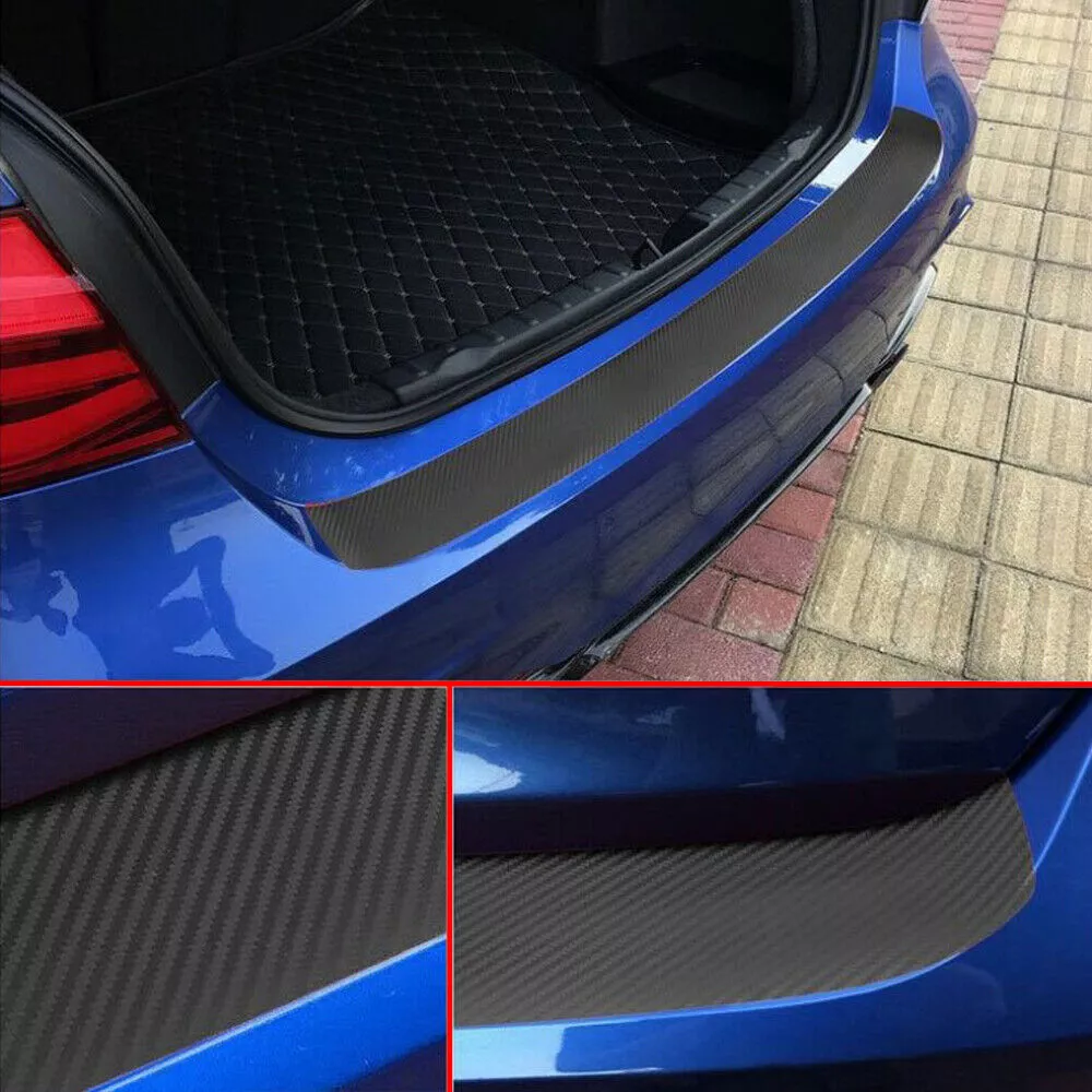 3D Carbon Fiber Car Trunk Guard Plate Sticker | Ultimate Car