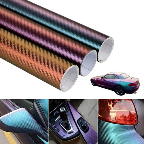Chameleon 3D Carbon Fiber Vinyl Film Sticker 152CM*60CM | Ultimate Car ...