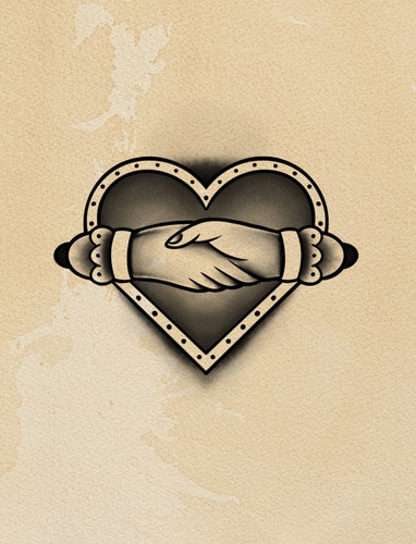 Compassion Heart Shake- tattoo deposit | WeMeraki