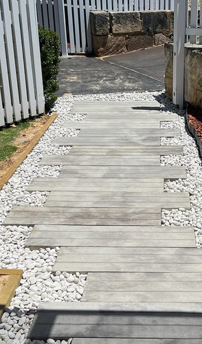 Timber Style Stepping Stones 980 x250mm | Dale Stone Paving