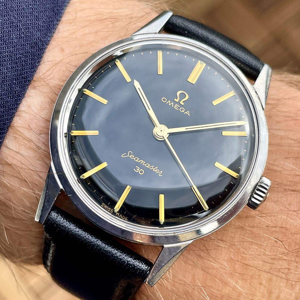 Omega Seamaster Black Dial | Cph Vintage Watches