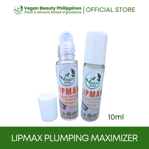 Lipmax Plumping Maximizer - Clear Shade - 10ml Rollers | VeganBeautyPh