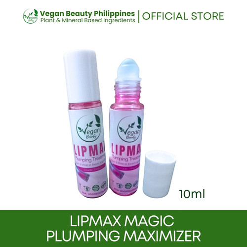 Lipmax Magic Plumping Maximizer - Pink Shade - 10ml Rollers | VeganBeautyPh