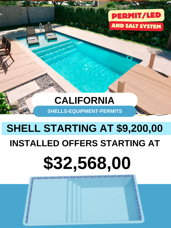 FIBER GLASS POOLS OUTLET | Inground fiberglass pool installation