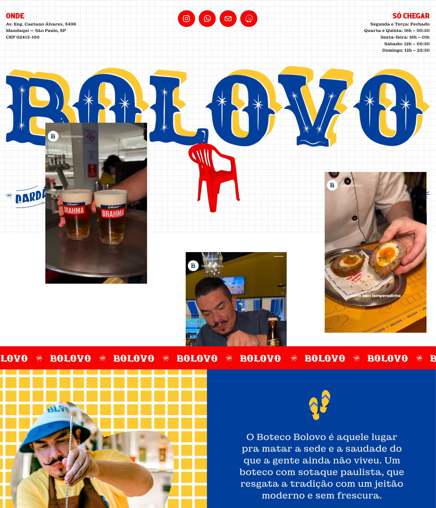 Boteco Bolovo - Built on Wix Studio