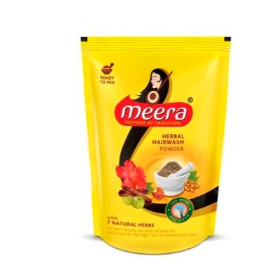 Meera Shikakai Powder for Healthy Hair - 80g | Vasudev Commodity