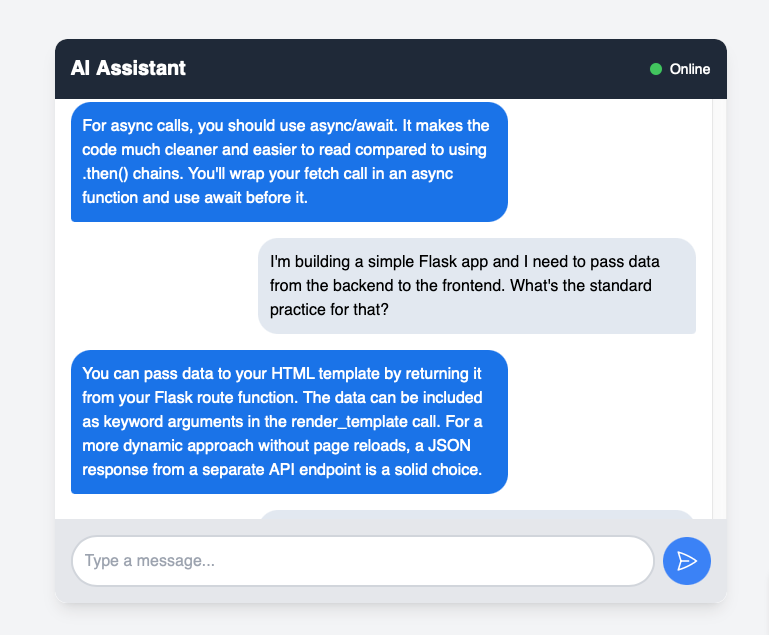 AI Chatbots for Web Apps: Build and Integrate with Ease | Colabcodes