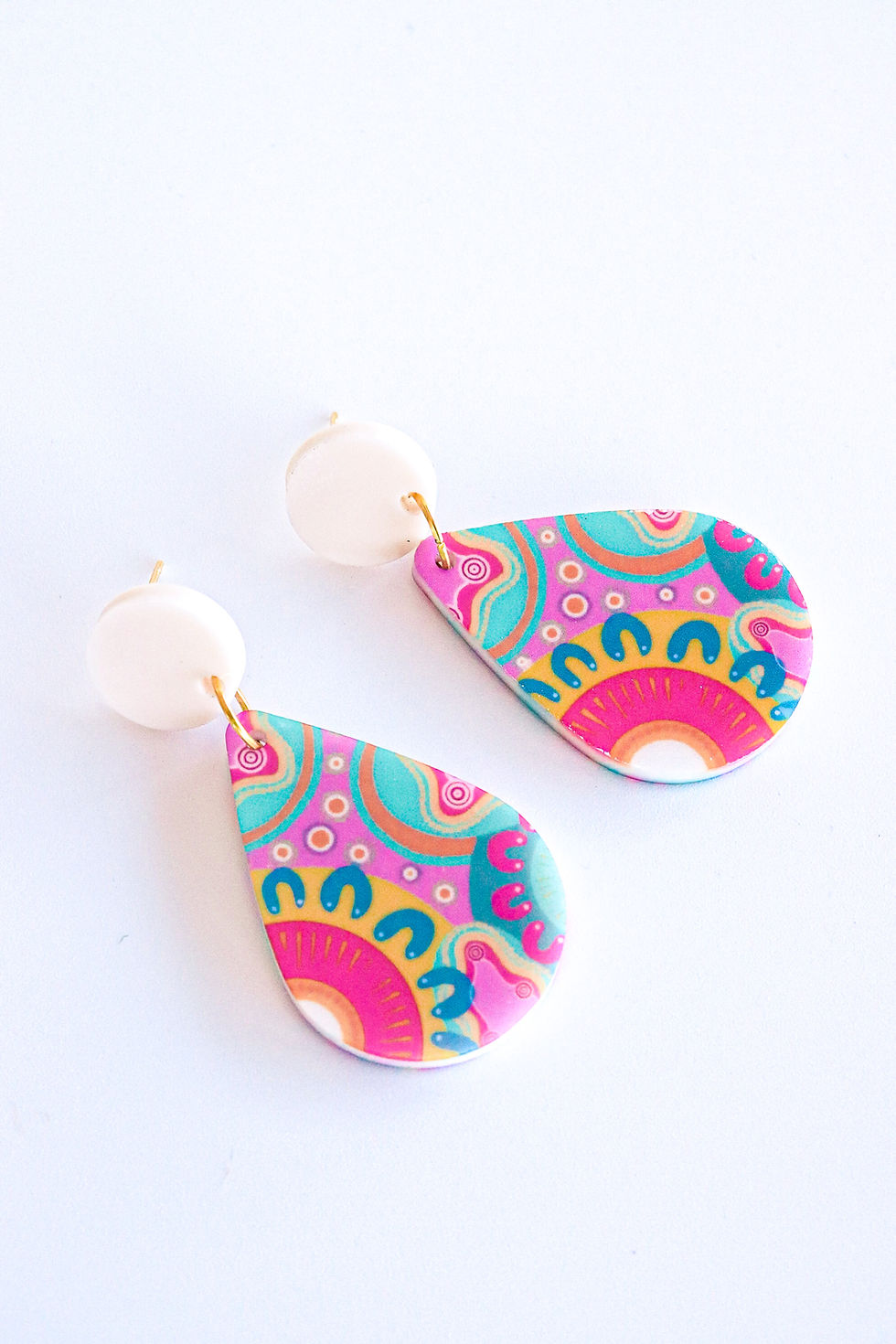 Authentic Aboriginal Artwork Earrings | Embrace Indigenous Artistry and ...