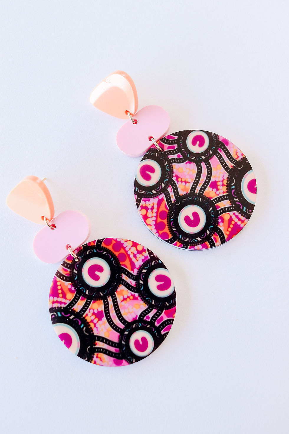 Authentic Aboriginal Artwork Earrings | Embrace Indigenous Artistry and ...