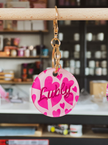 Lubly Aboriginal Artwork Keyring | Little Black Duck