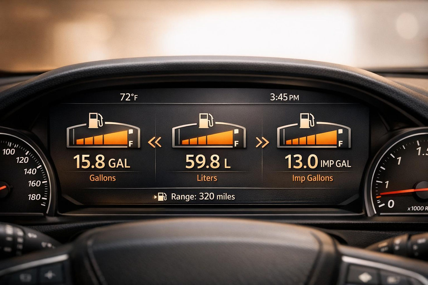 Fuel Tank Capacity Converter