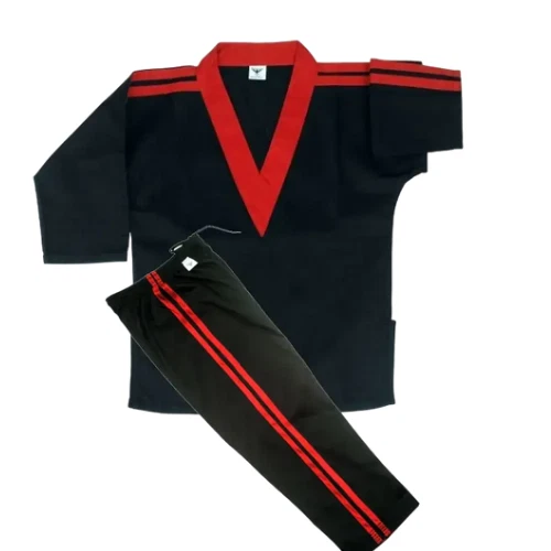 Team / Arnis Uniform Black w/Red Collar | beverly-pagoda