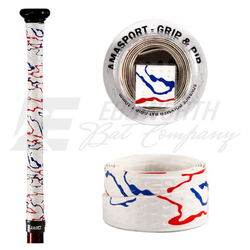 AMA White, Red, Blue Bat Grip | Ebsworth Bat Company