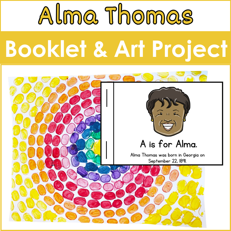 Engage Little Learners with Alma Thomas: Printable Booklet and Art ...