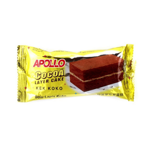 [Halal] Apollo Layer Cake Cocoa 18g x 24pkt | 90scandysociety