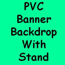 PVC Banner Backdrop With Stand | 90scandysociety