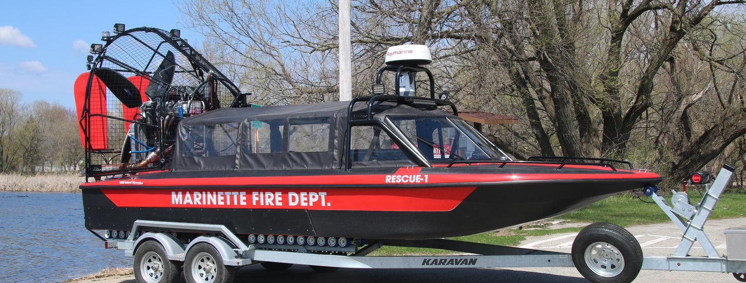 Rescue Airboat Wisconsin 1000 Island Airboats