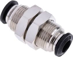 Pneumatic Bulkhead Straight Connector | JAARIS Automation