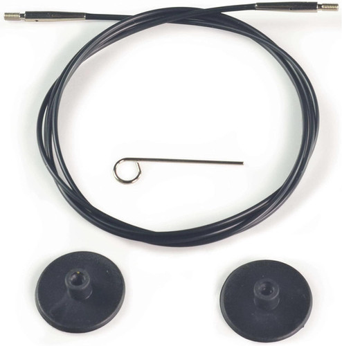 Knitters Pride Black IC/Interchangeable Cords | Ponnie Matin Studios