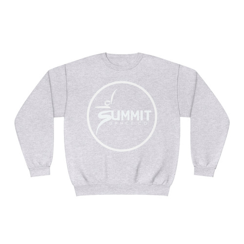 White Logo Summit Crewneck | summitdanceco