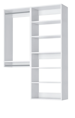 Complete Compact Closet Kit | istockcabinets