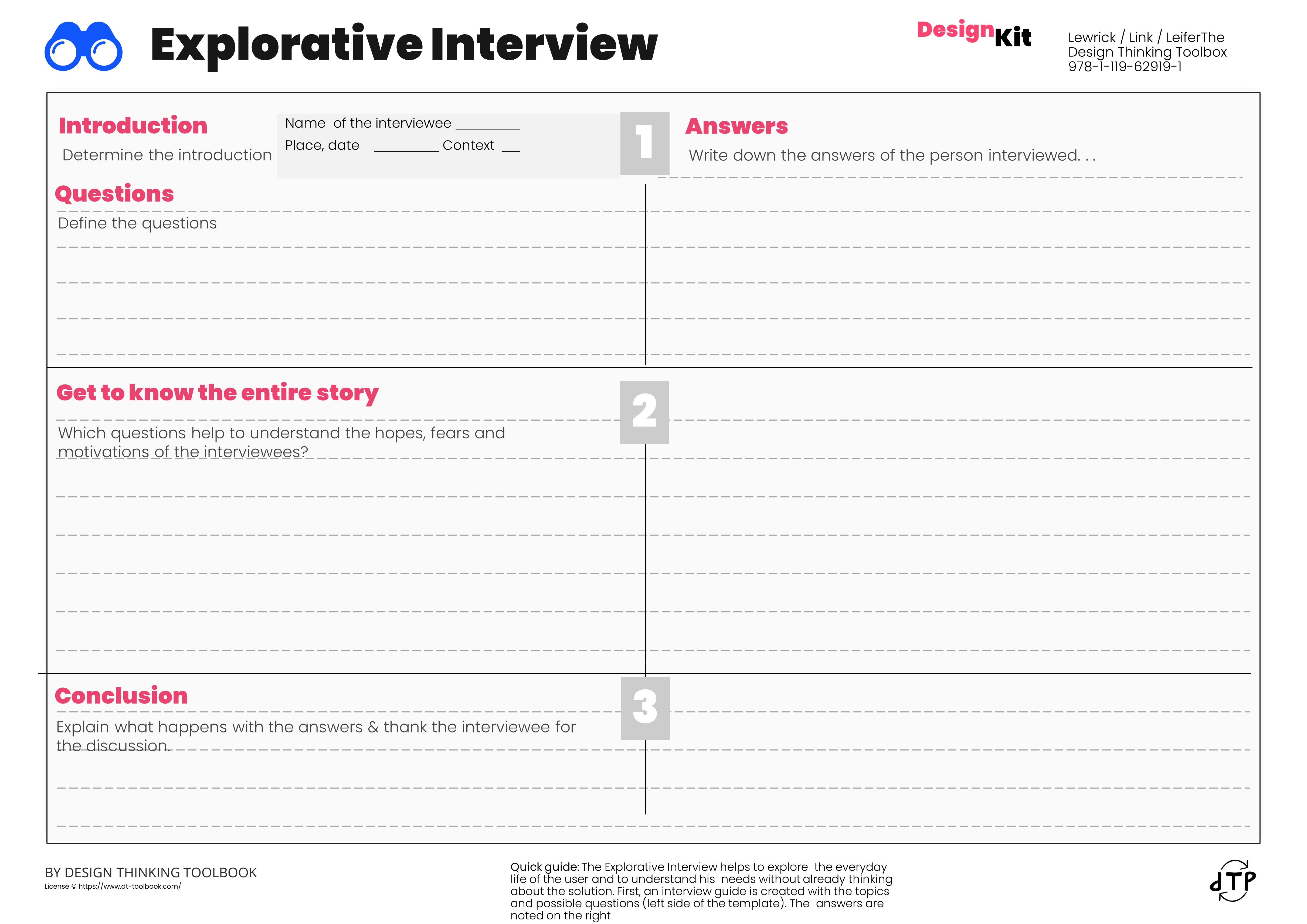 DesignKit: Explorative Interview