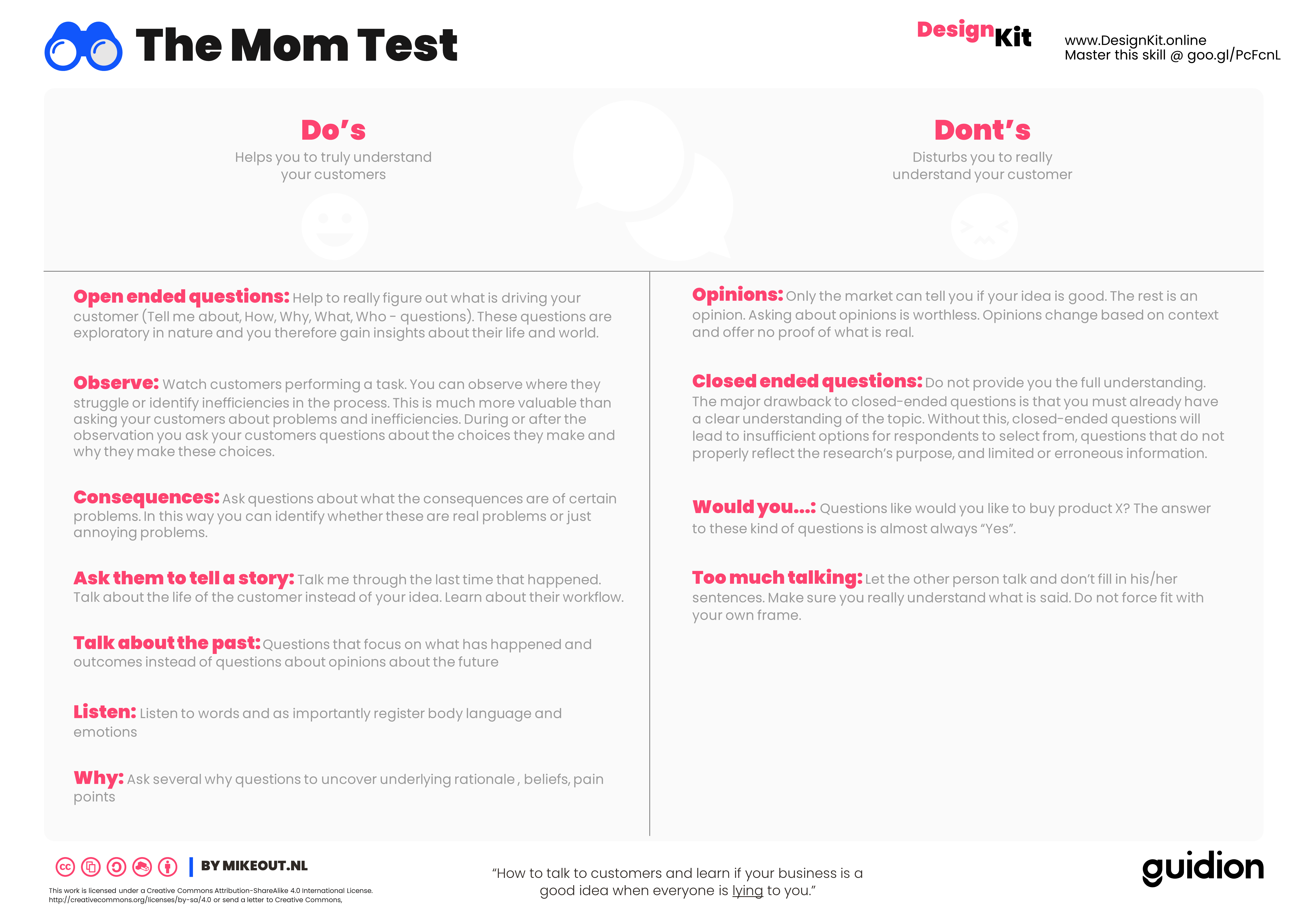 DesignKit: The Mom Test