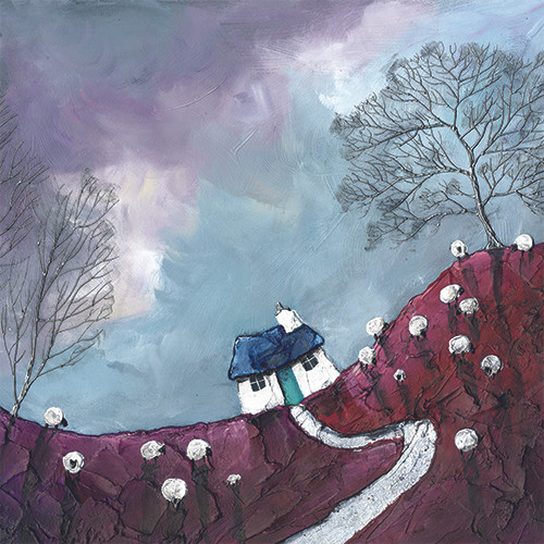 Flocking Clouds Card | Geoff Beckett