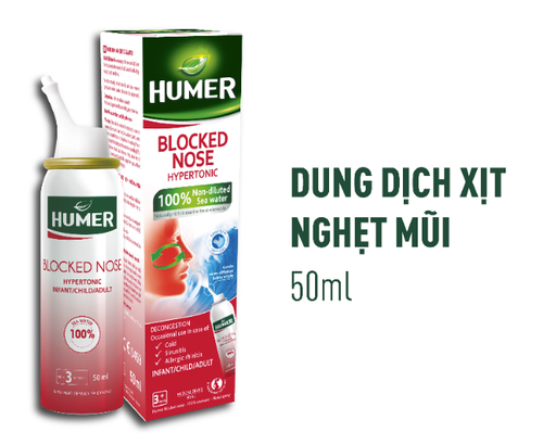 Humer Blocked Nose - Nasal Spray (50ml) | Mykim Medical