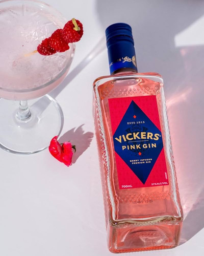 Vickers Pink Gin 700mL | local liquor ultimo