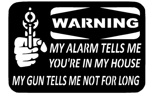 Warning my alarm tells me | cmad209