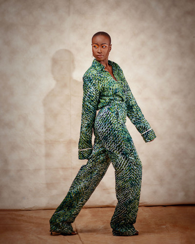 Zorya Shirt and Trouser Set - Green | Aorah