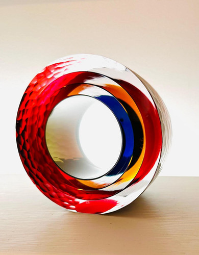 Glass Slice Gold Leaf - Graeme H | AALondon Gallery