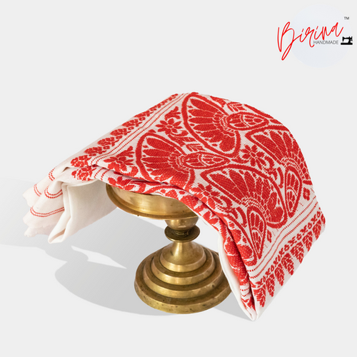 Assamese Gamosa - Double Flower | Assamese Gamosa